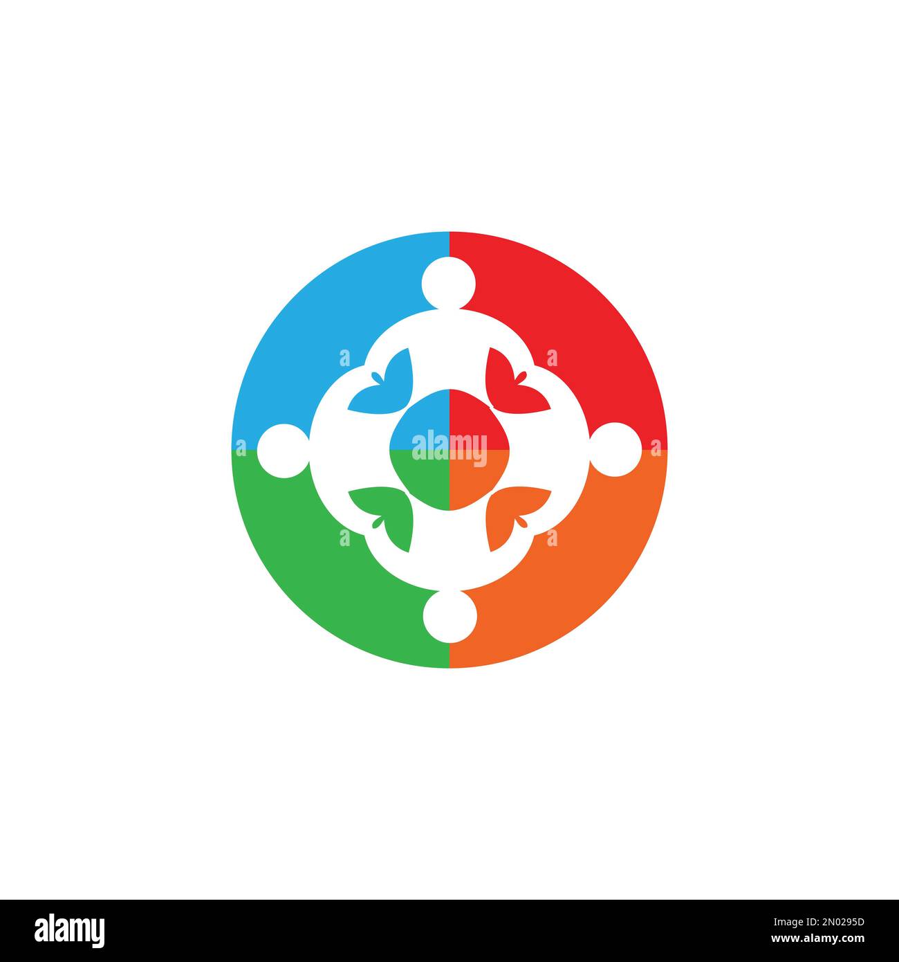 community logo vector illustration design template Stock Vector Image ...