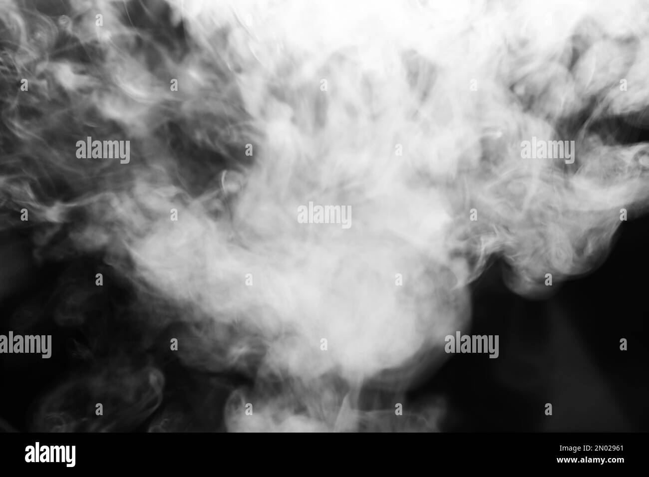 White smoke over black background for overlay Stock Photo - Alamy