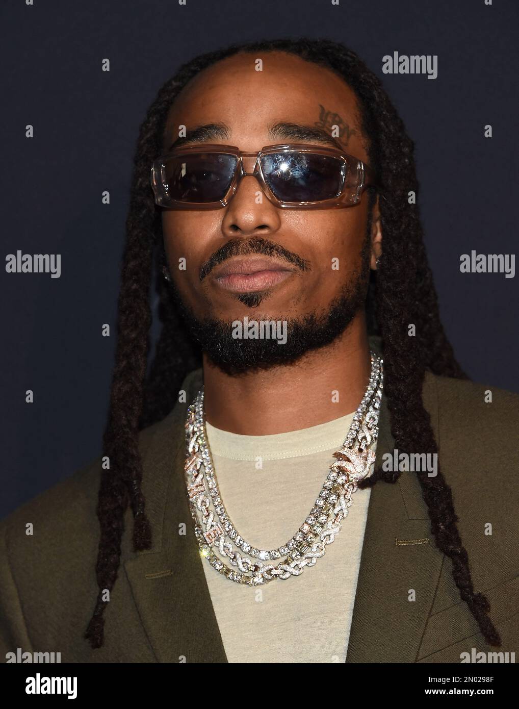 Beverly Hills, USA. 4th Feb 2023. Quavo arriving to the 2023 Pre-GRAMMY ...