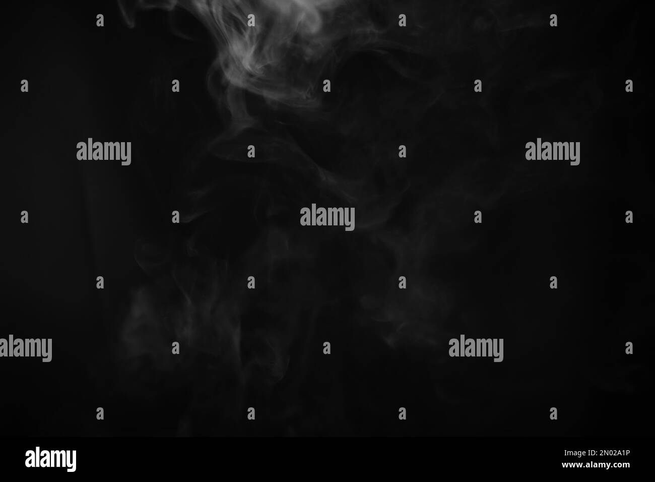 White smoke over black background for overlay Stock Photo - Alamy