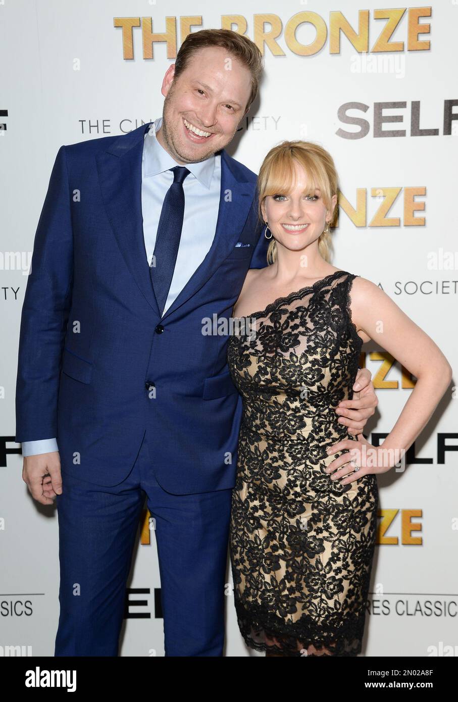 Actress and co-writer Melissa Rauch with her husband and co-writer ...