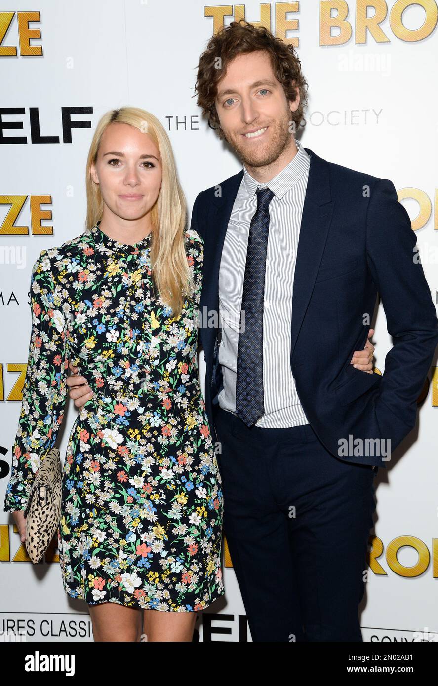 Actor Thomas Middleditch and wife Mollie Gates attend a special ...