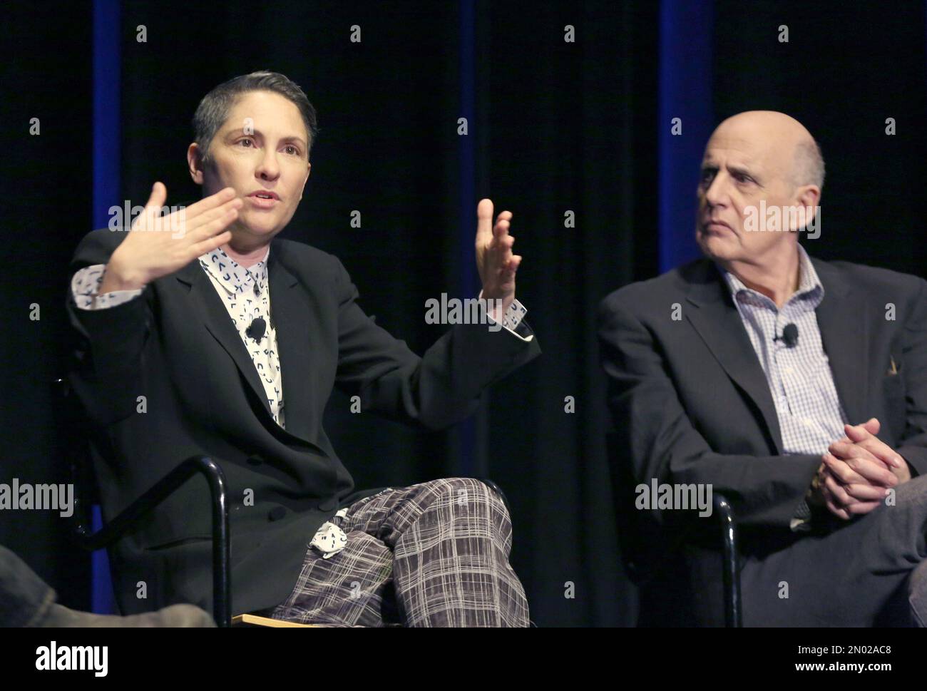 Jill Soloway, left, and Jeffrey Tambor attend Transparent: Anatomy of ...