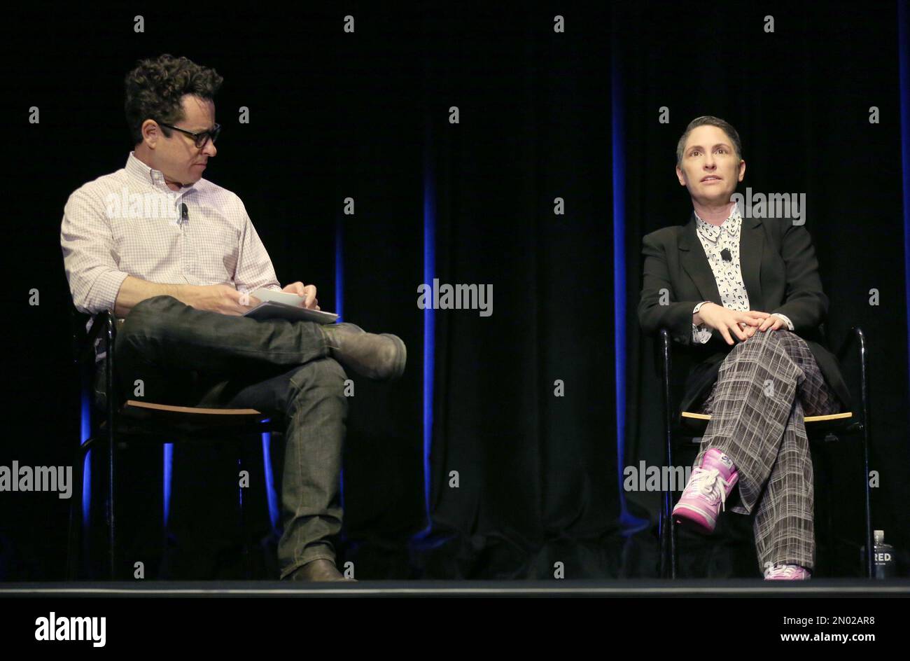 J.J. Abrams, left, and Jill Soloway attend Transparent: Anatomy of an ...