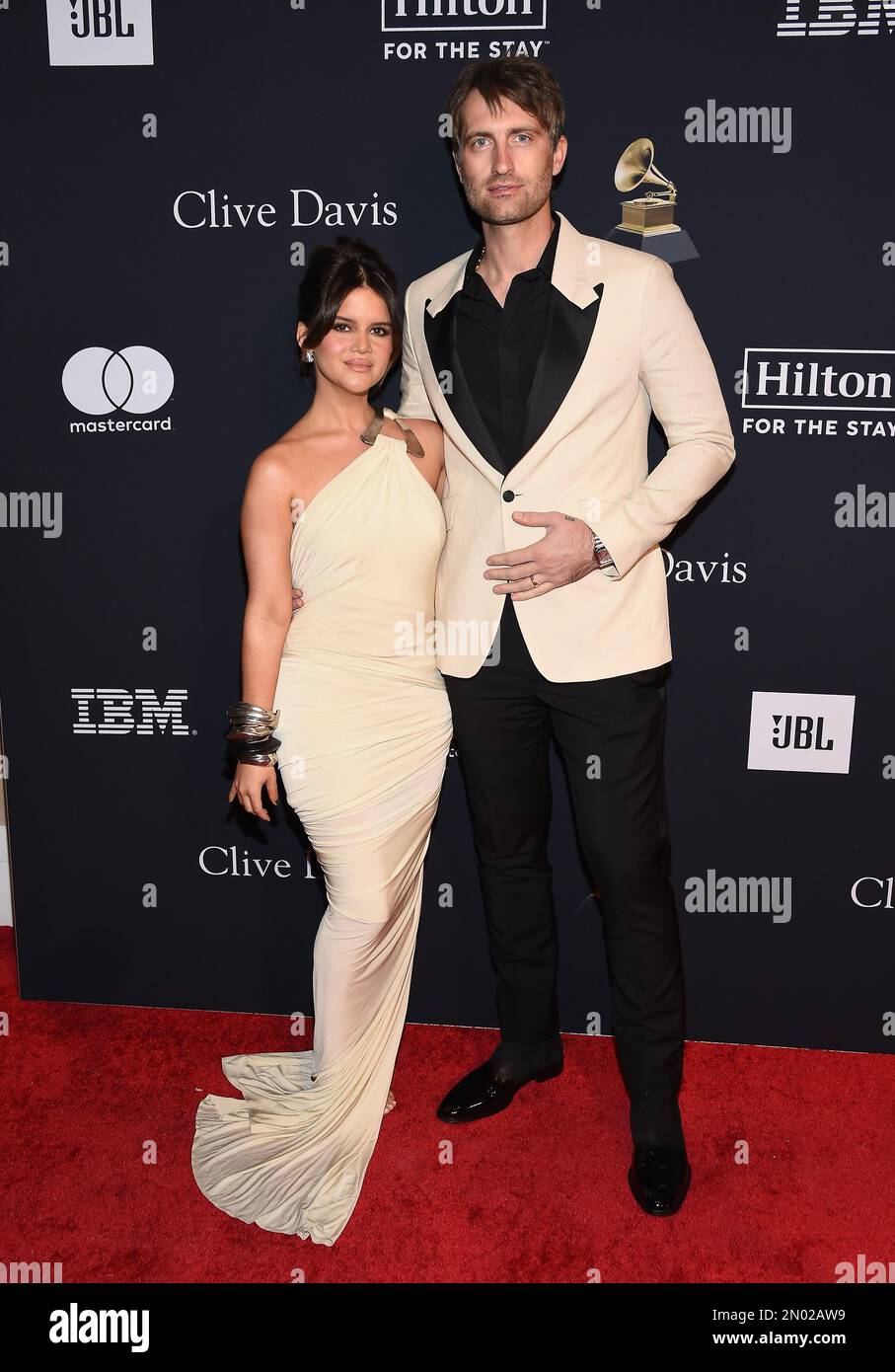 Beverly Hills, USA. 4th Feb 2023. Maren Morris and Ryan Hurd arriving ...
