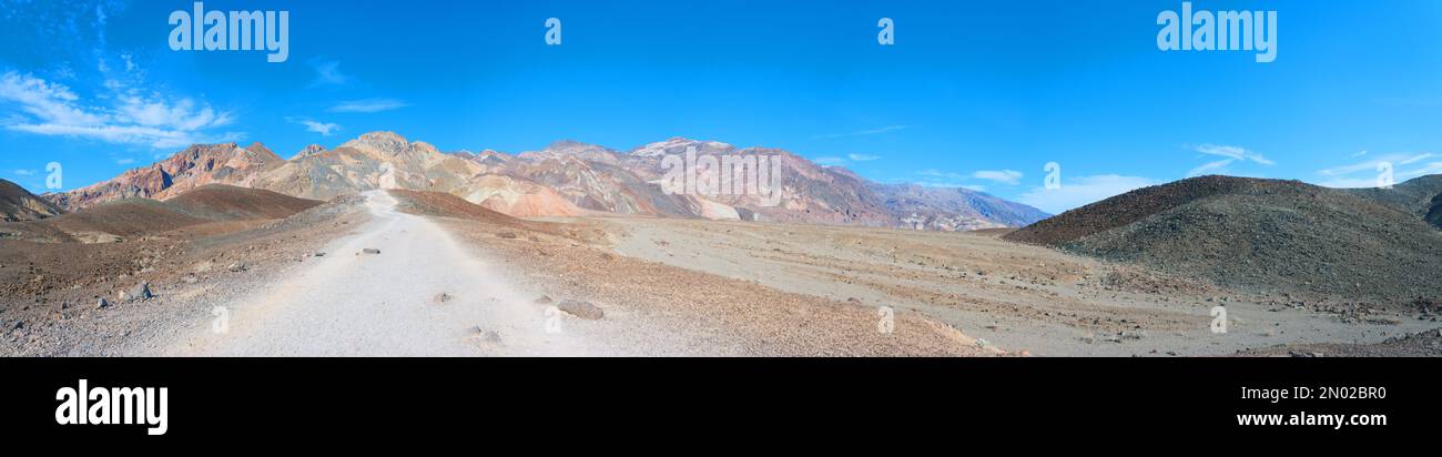panorama salt pan Badwater Basin endorheic Death Valley National Park ...