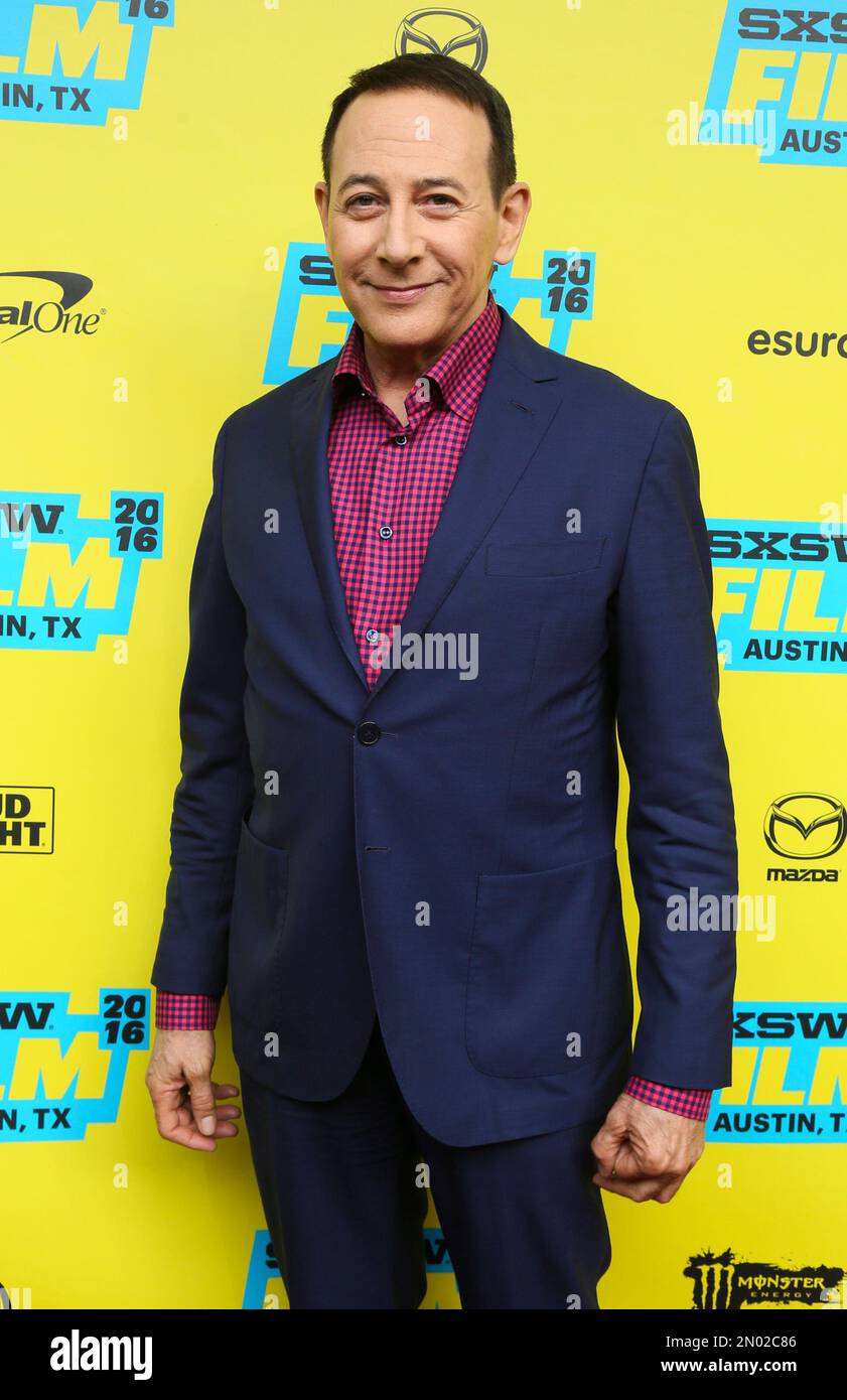 Paul Reubens attends the world premiere of "Pee-wee's Big Holiday ...