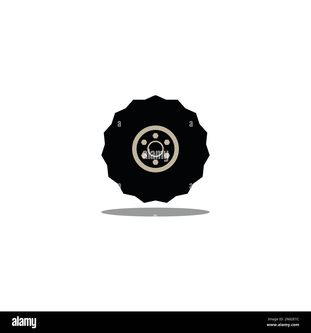 Black rubber tire clipart hi-res stock photography and images - Alamy