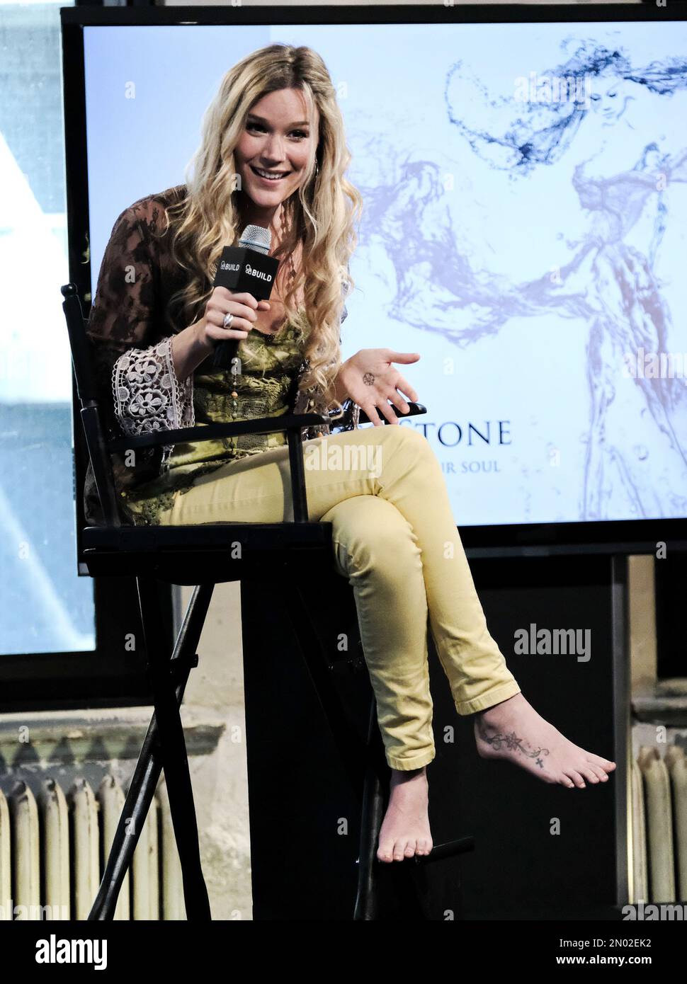 Singer-songwriter Joss Stone participates in AOL's BUILD Speaker Series ...