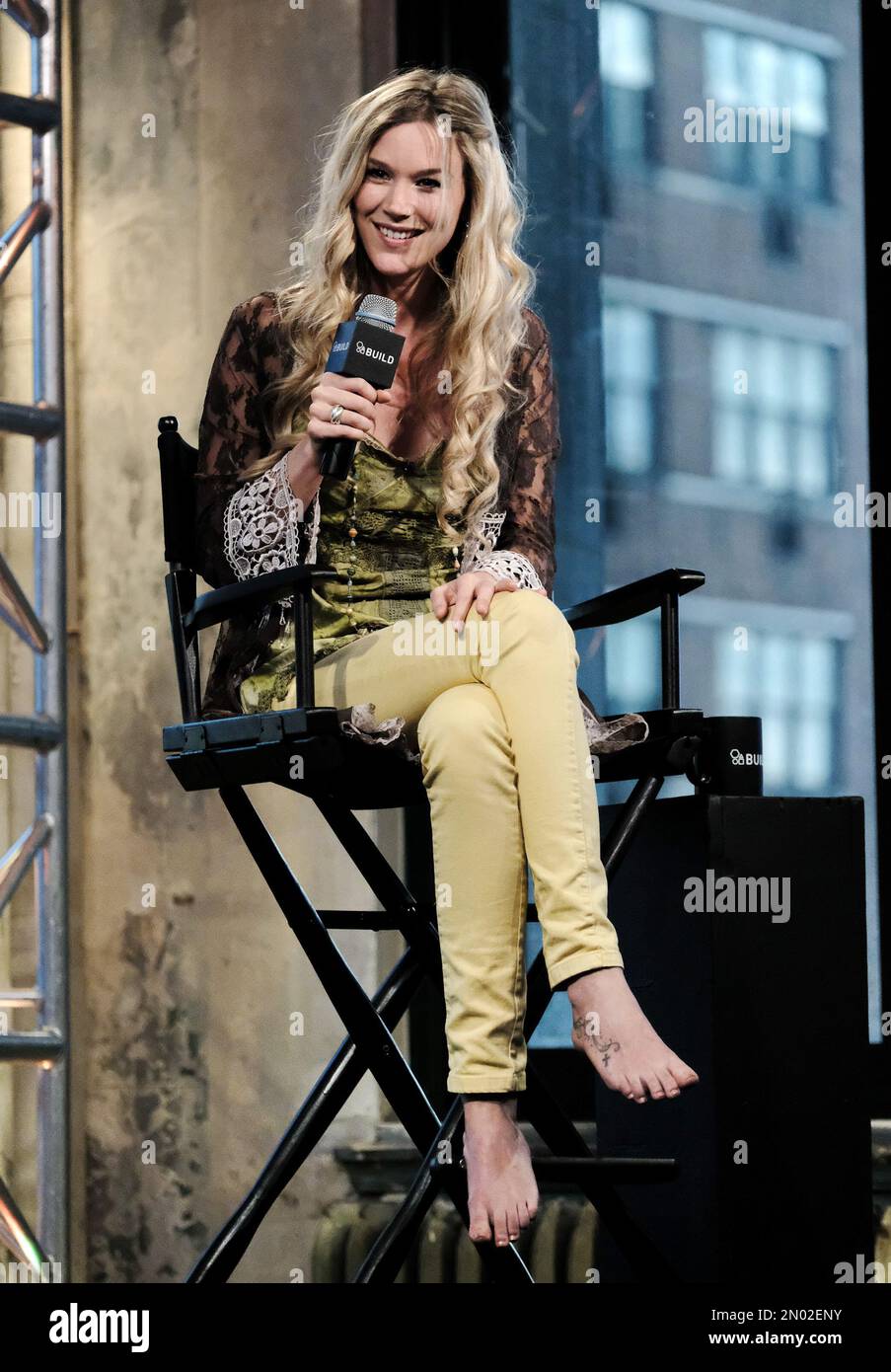 Singer-songwriter Joss Stone participates in AOL's BUILD Speaker Series ...