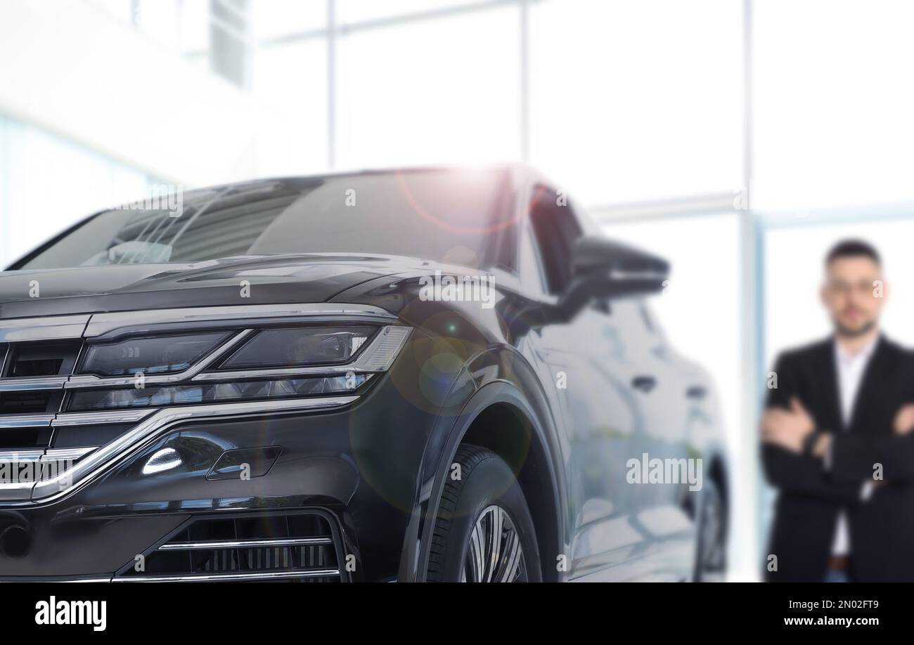 Car dealership choice salesman hi-res stock photography and images - Alamy