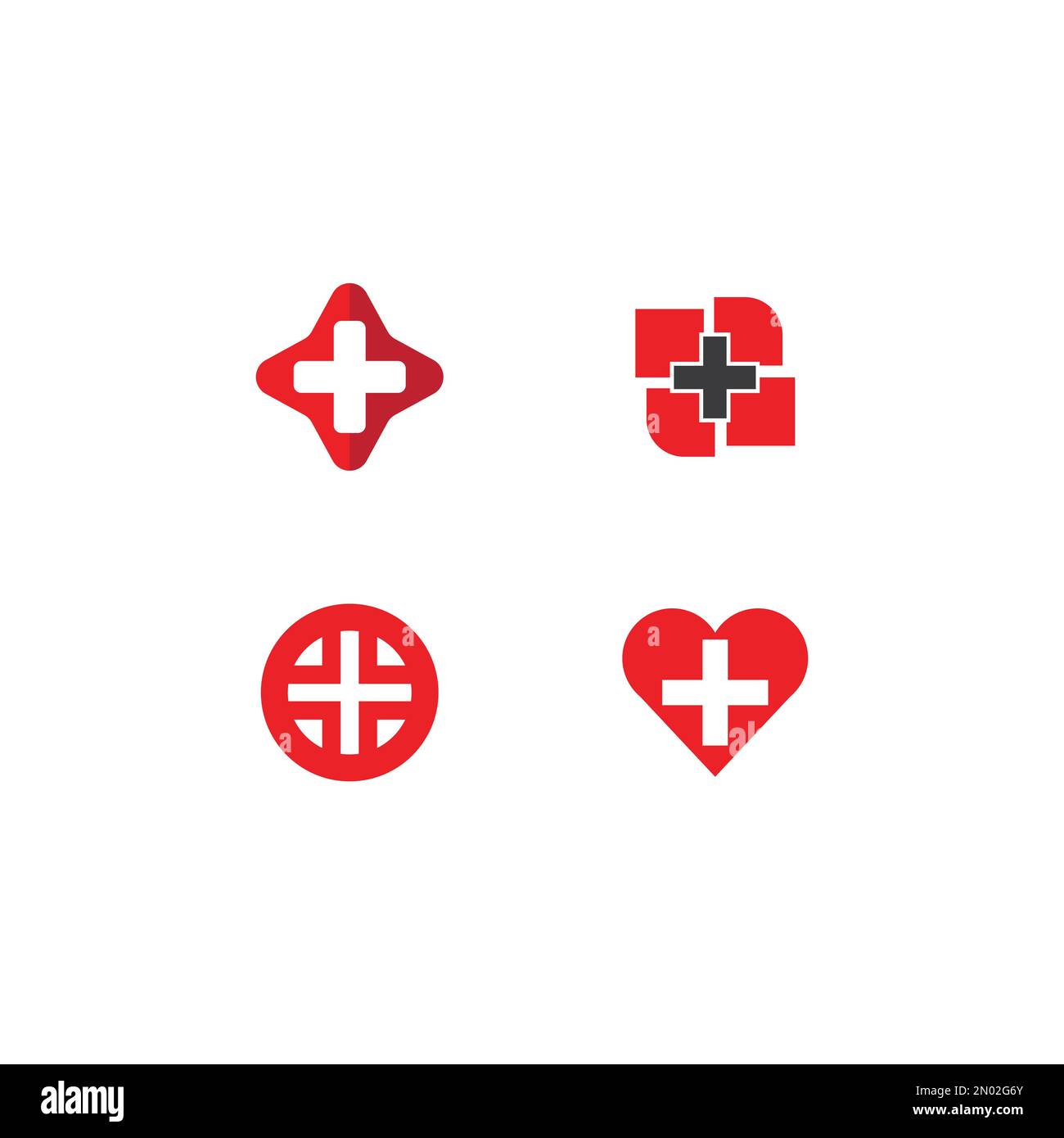 medical cross logo design template illustration and backround Stock ...