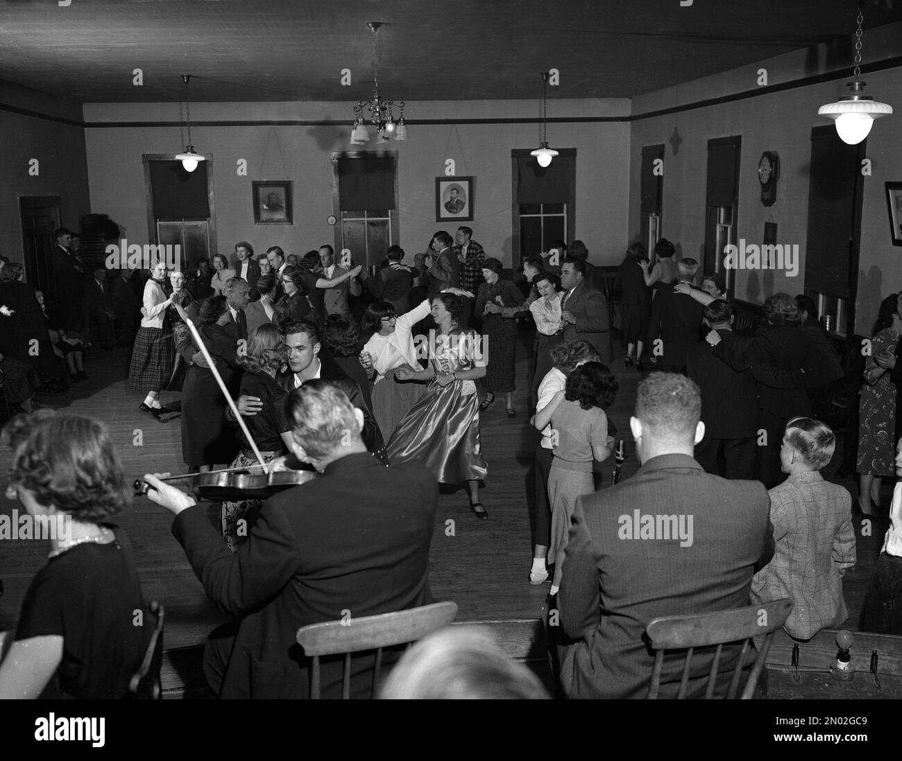 Young and old dance the "Haymaker's Jig" at the final Jerry Dance at ...