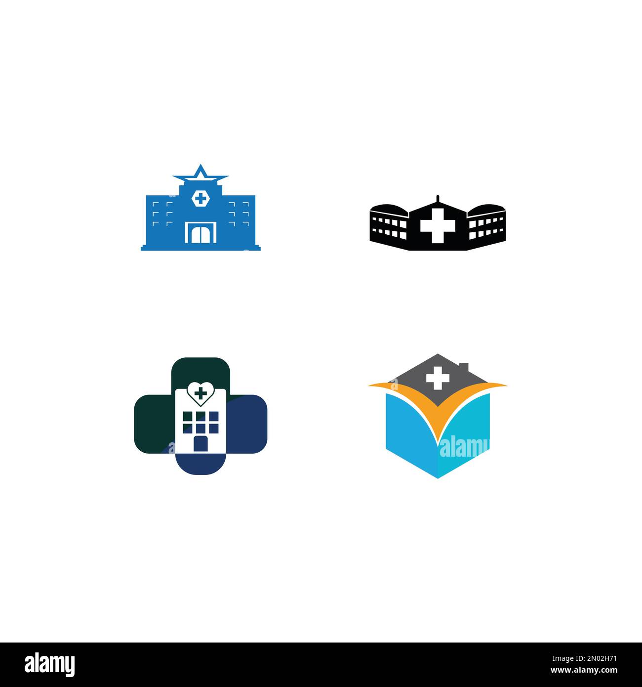 medical hospital logo vector illustration design Stock Vector Image ...