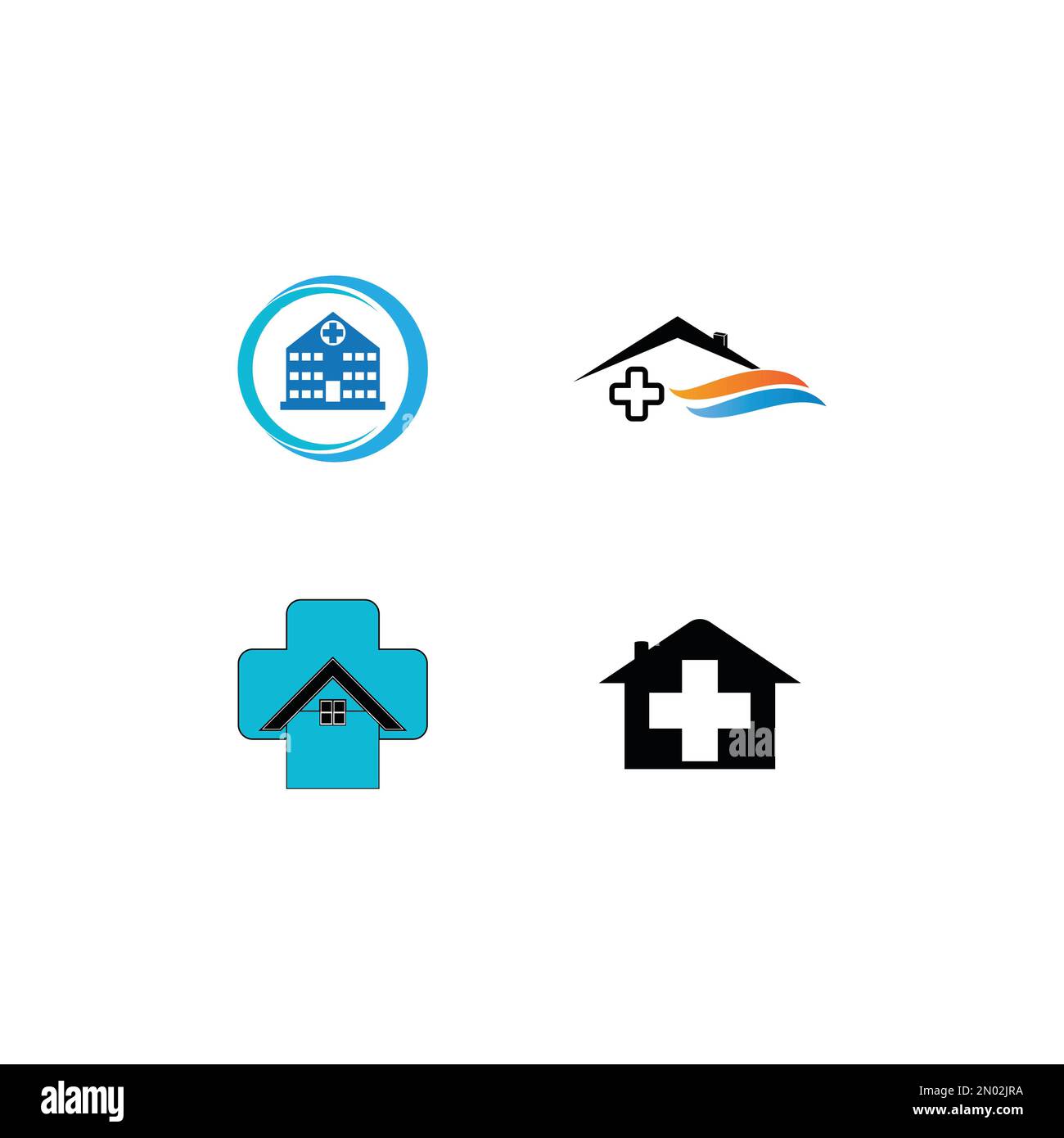 medical hospital logo vector illustration design Stock Vector Image ...