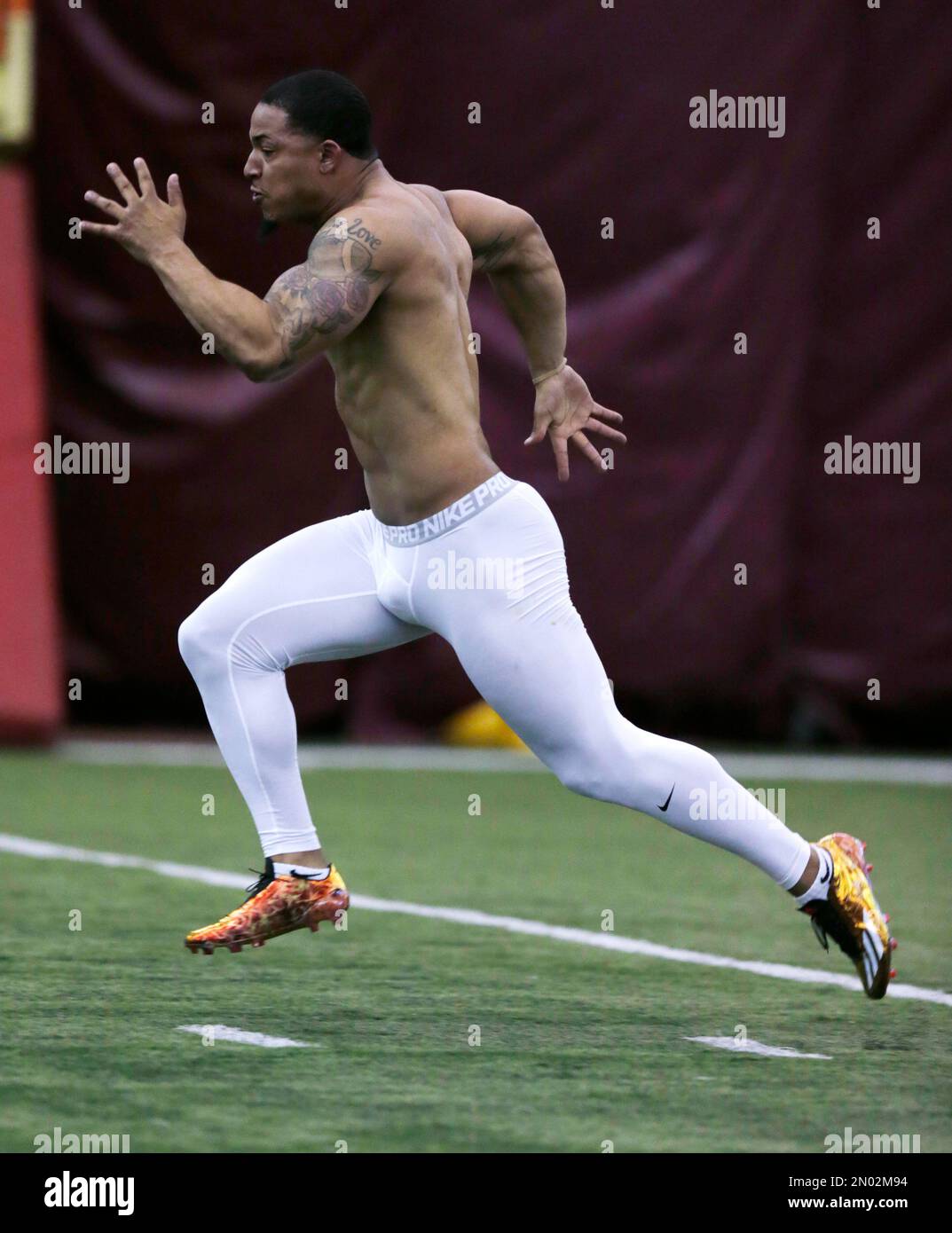 Boston College defensive back Dominique Williams (9) during a NFL Pro ...