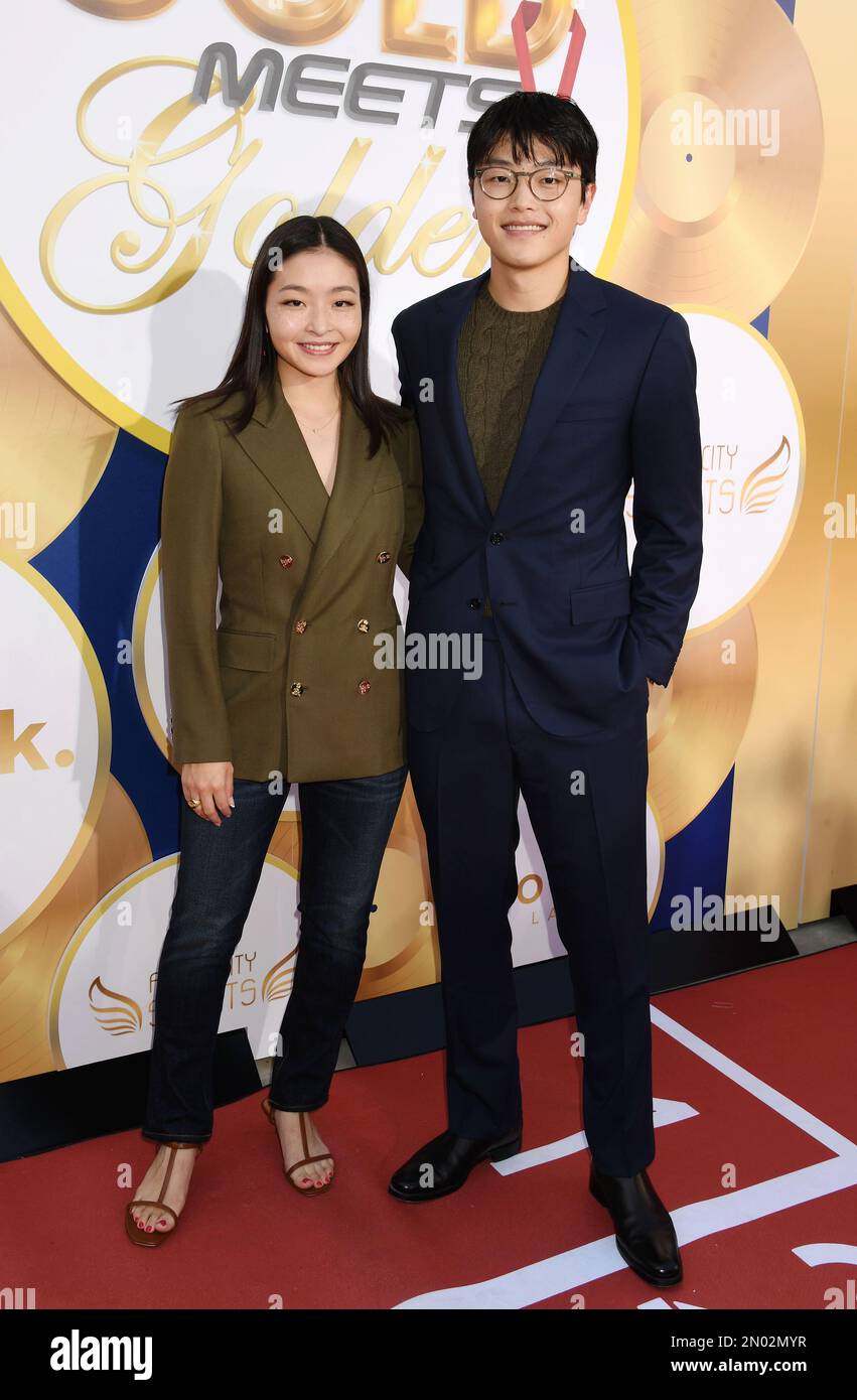 BEVERLY HILLS, CALIFORNIA - FEBRUARY 04: Maia Shibutani, Alex Shibutani ...