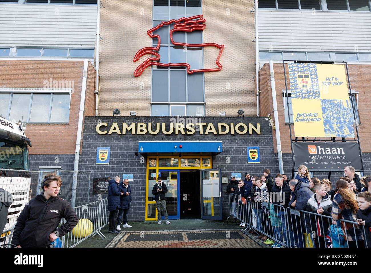 LEEUWARDEN, 05-02-2023, Cambuur Stadium , season 2022 / 2023 , Dutch ...