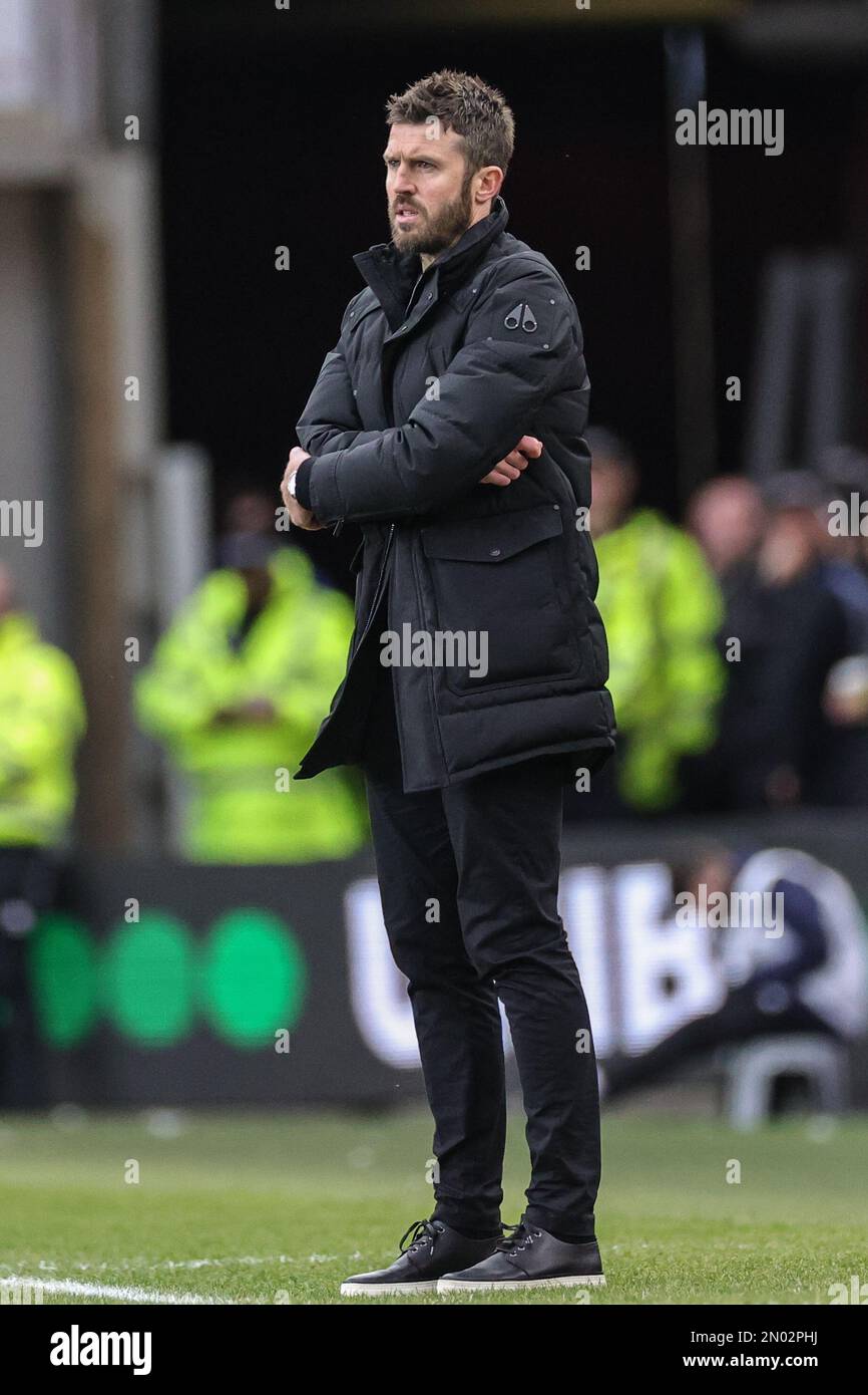 Michael Carrick manager of Middlesbrough during the Sky Bet ...