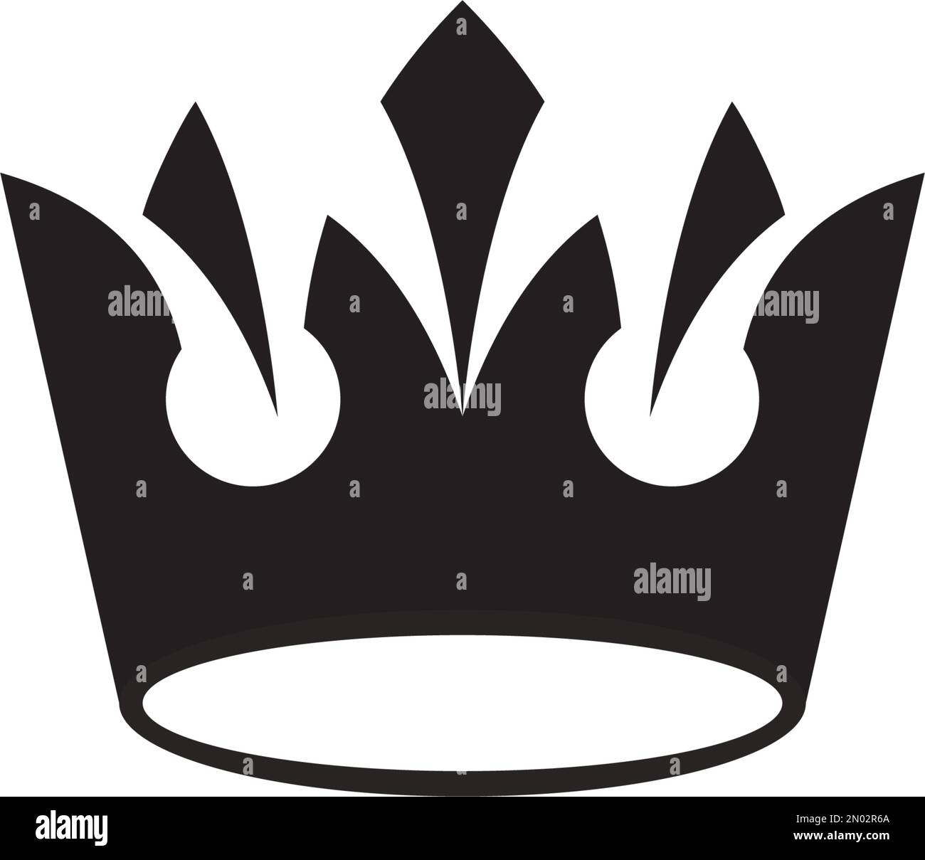 Crown Logo vector design illustration template background Stock Vector ...