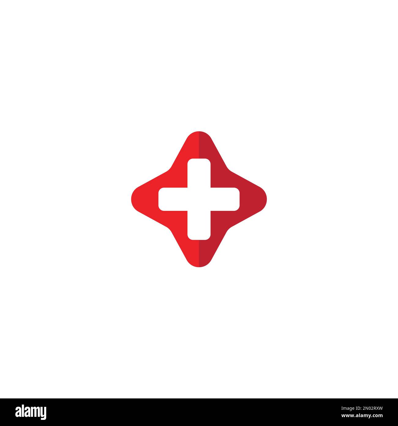 medical cross logo design template illustration and backround Stock ...