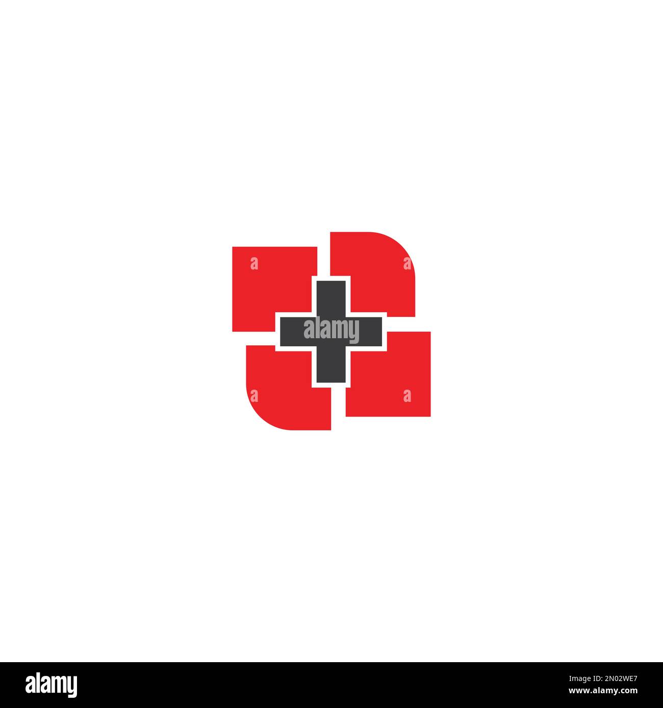 medical cross logo design template illustration and backround Stock ...