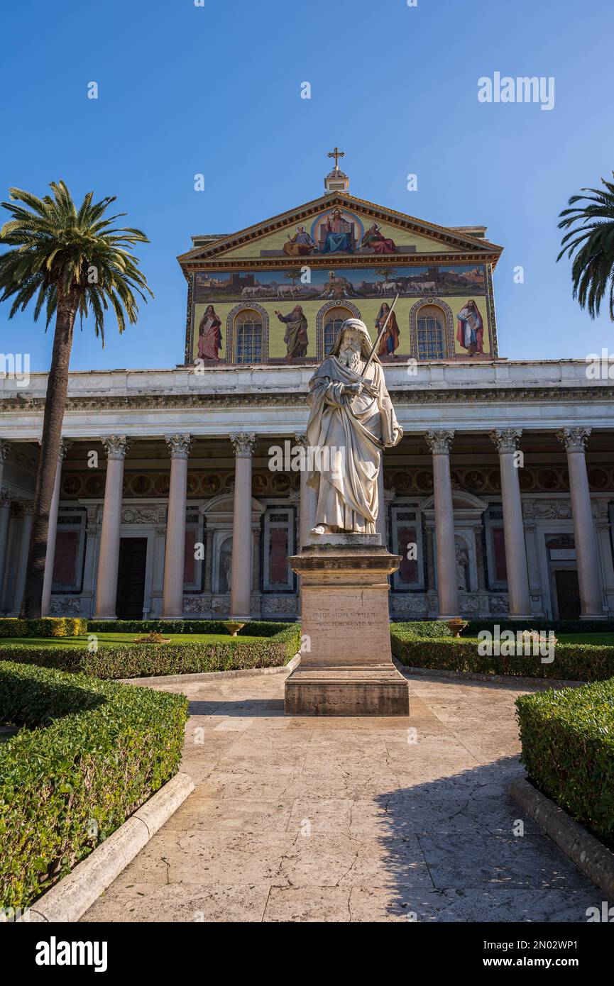 The Papal Basilica of Saint Paul Outside the Walls is one of the four ...