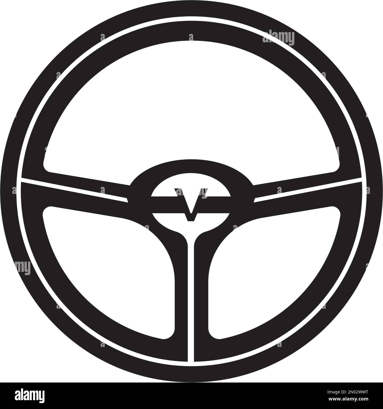 steering wheel logo vector design illustration template and background ...