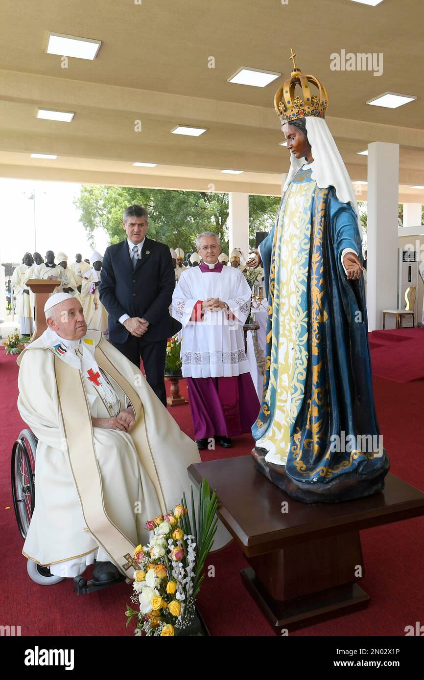 Juba, South Sudan. 05th Feb, 2023. South Sudan, Juba, 2023/2/5.Pope ...