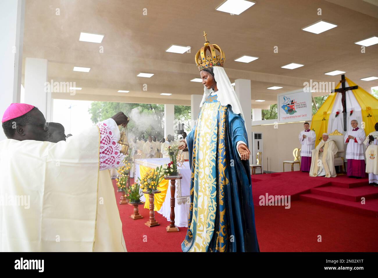 Juba, South Sudan. 05th Feb, 2023. South Sudan, Juba, 2023/2/5.Pope ...