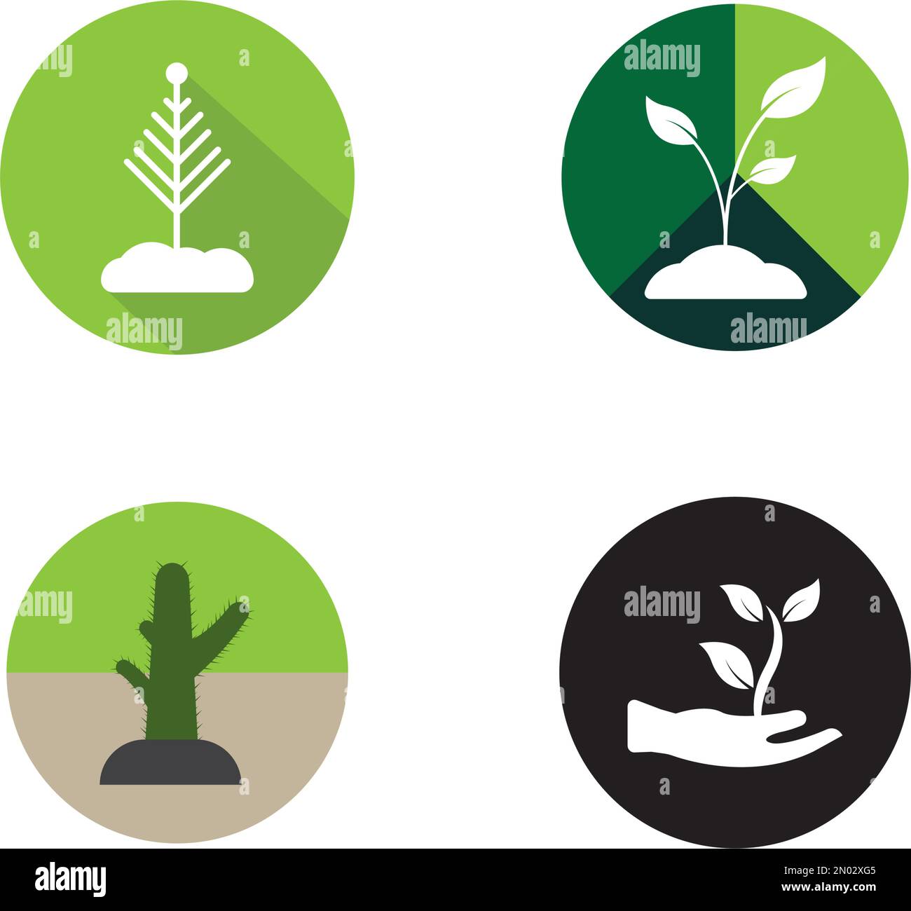 plant logo vector design illustration background template Stock Vector ...