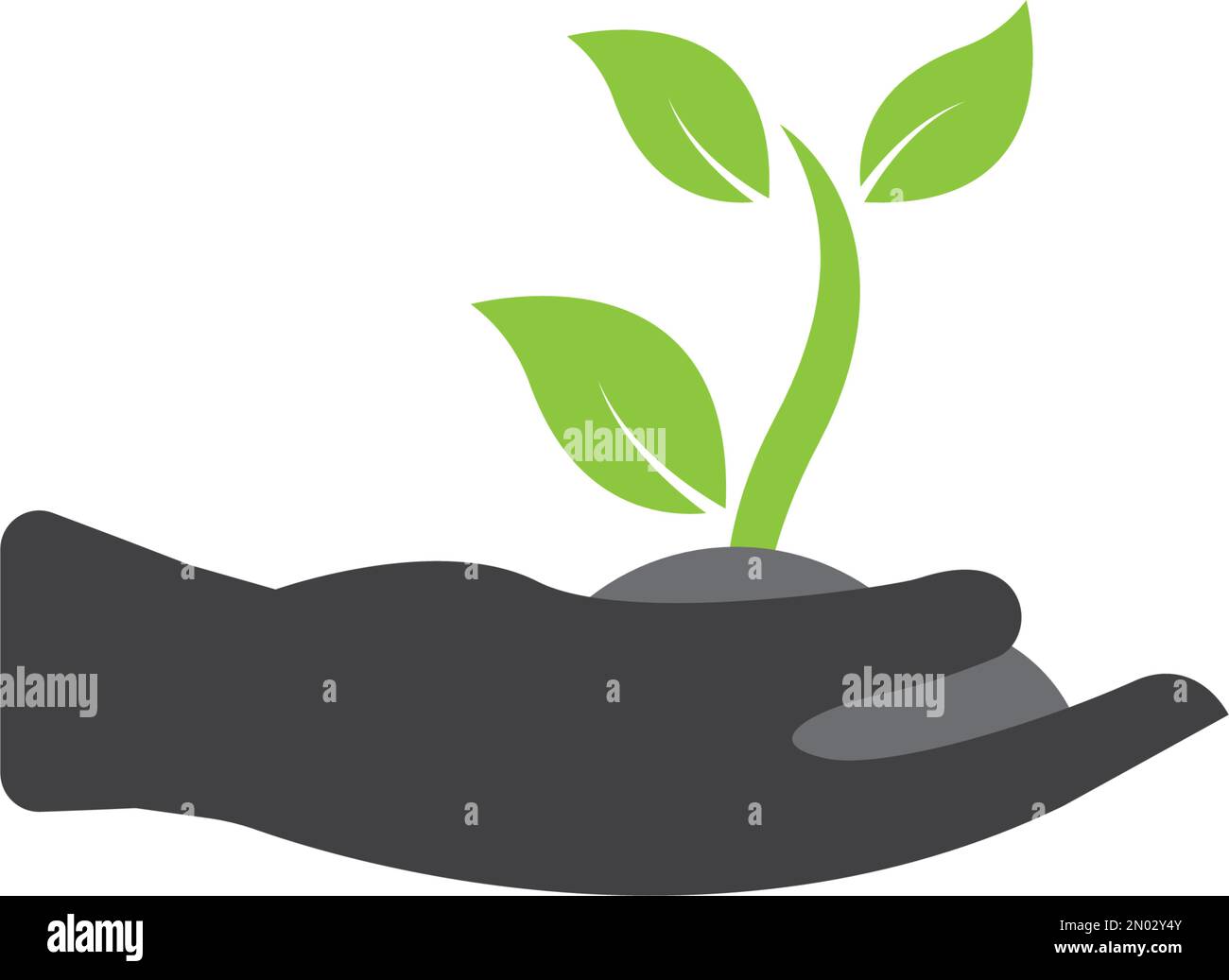 plant logo vector design illustration background template Stock Vector ...