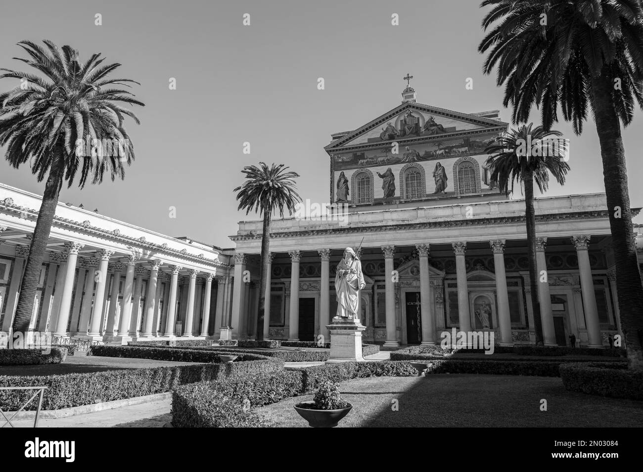 The Papal Basilica of Saint Paul Outside the Walls is one of the four ...