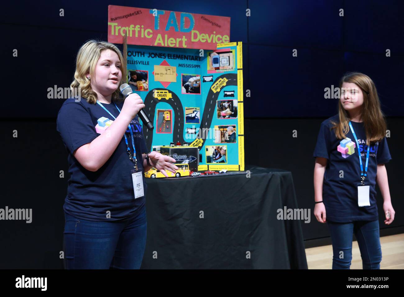 IMAGE DISTRIBUTED FOR SAMSUNG - Madison Mitchell and Marlee Robinson of ...