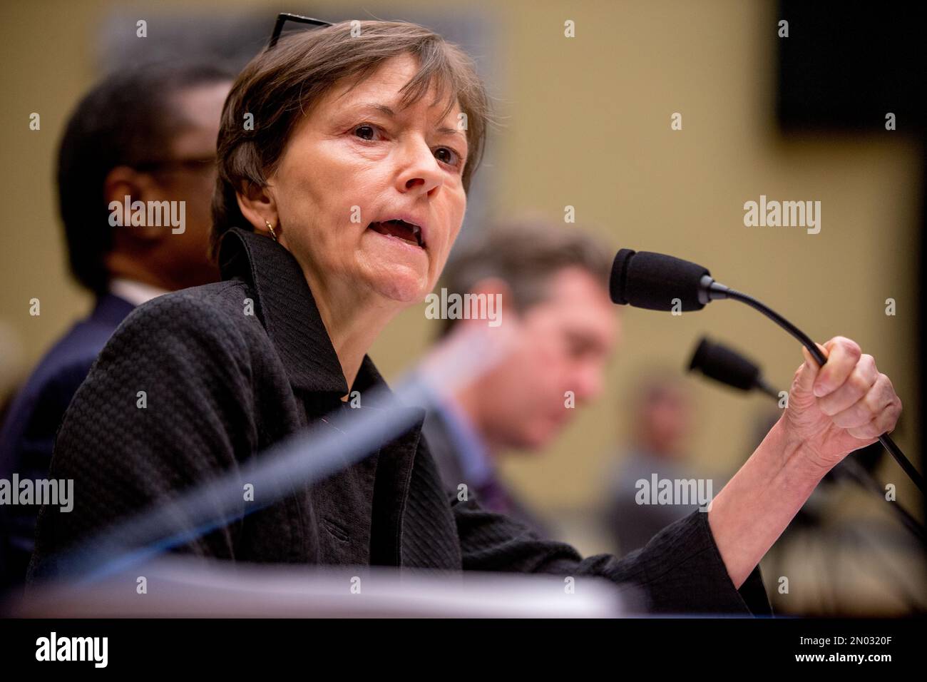 Former State EPA administrator Susan Hedman testifies before a House ...