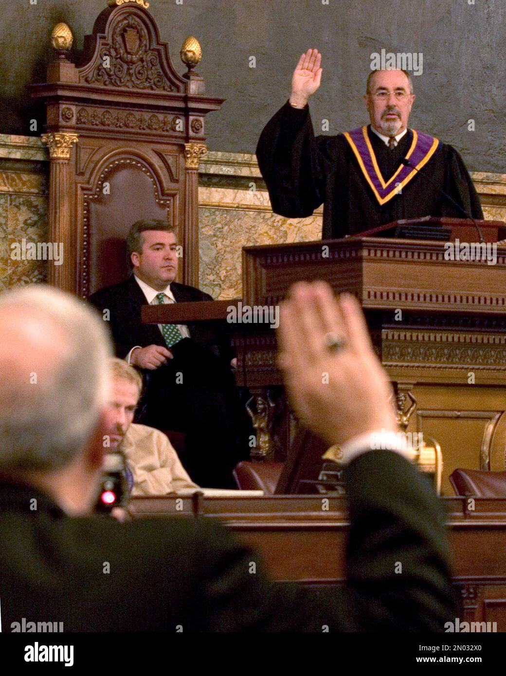 FILE - In this Dec. 13, 2004, file photo, Pennsylvania Supreme Court ...
