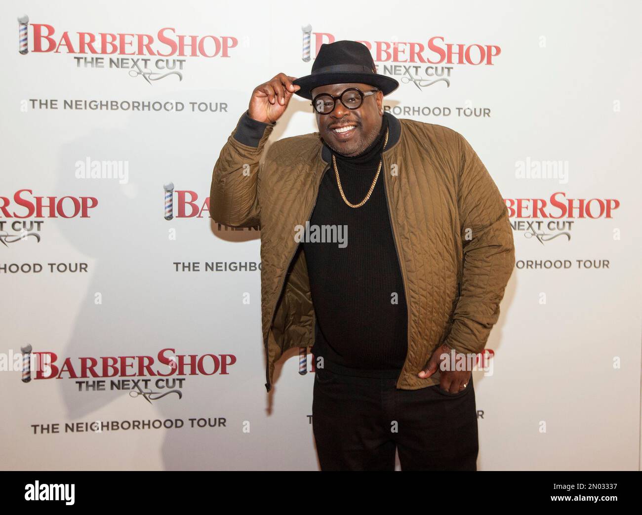Actor Cedric the Entertainer at the Chicago premiere of Barbershop: The ...