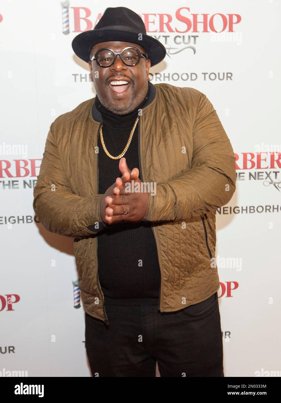 Actor Cedric the Entertainer at the Chicago premiere of Barbershop: The ...
