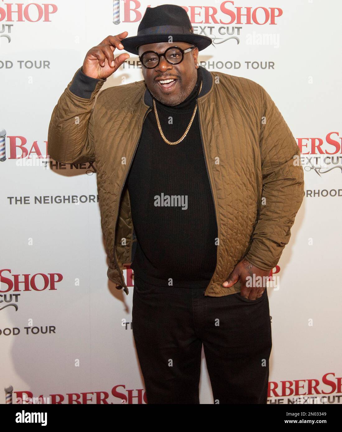 Actor Cedric the Entertainer at the Chicago premiere of Barbershop: The ...