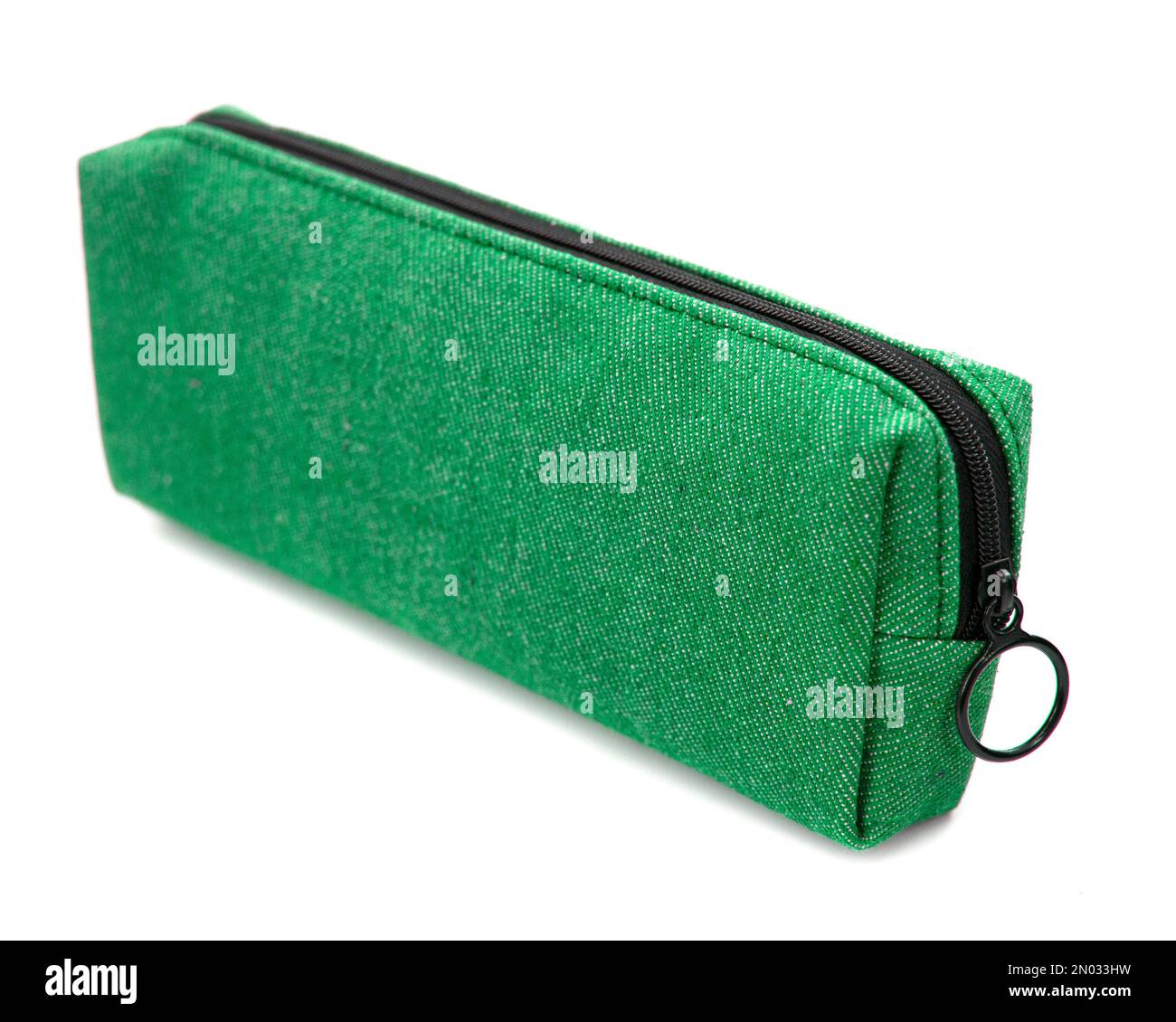 Long pencil pen case container isolated on the white background Stock ...