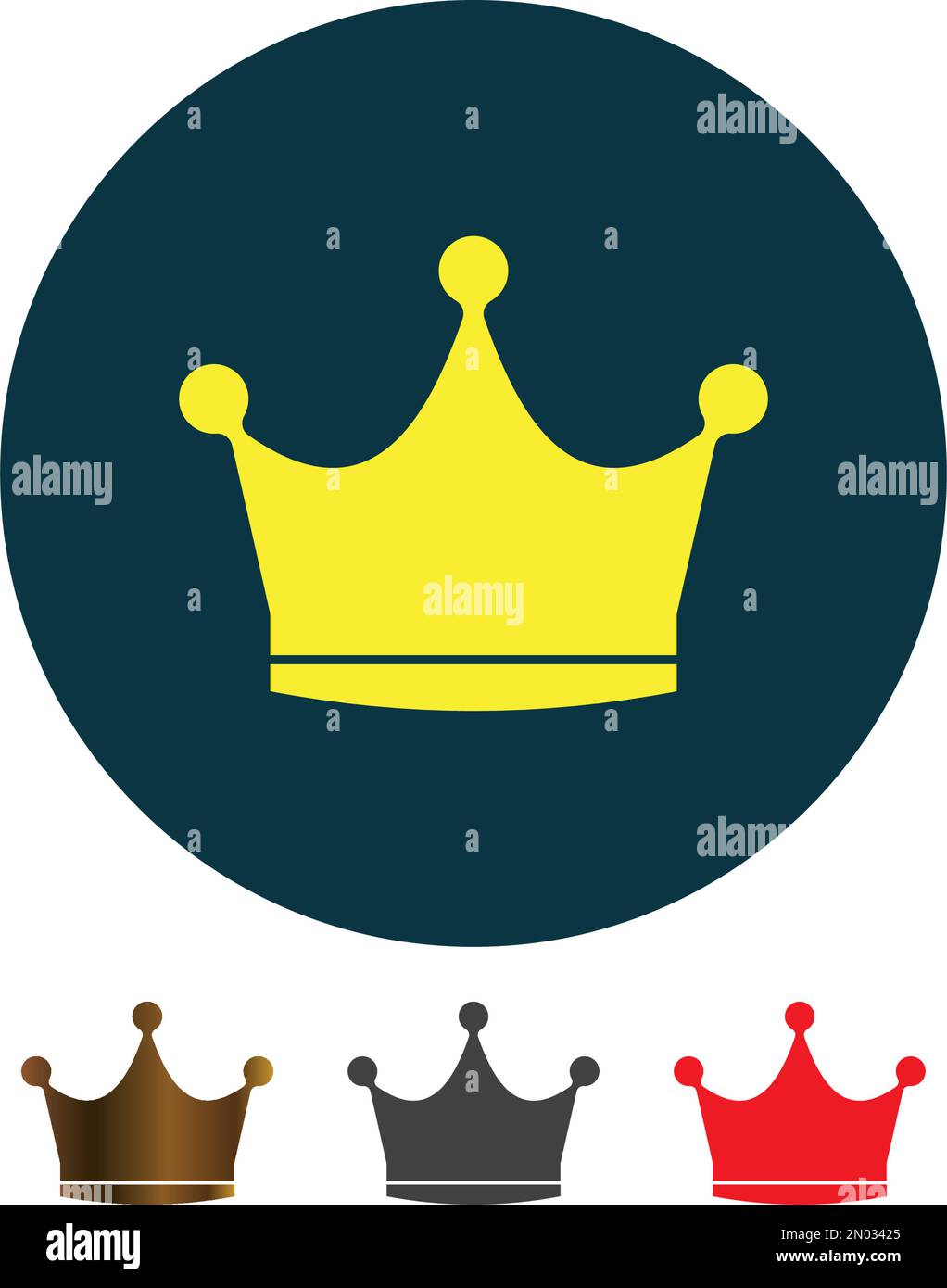 Crown Logo vector design illustration template background Stock Vector ...