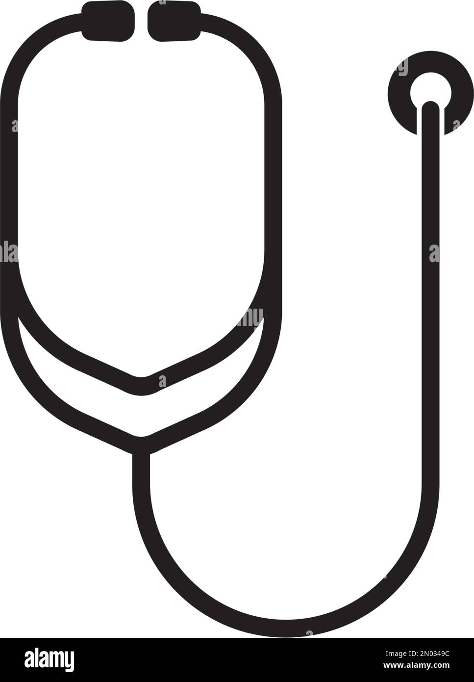 stethoscope icon vector design illustration Stock Vector Image & Art ...