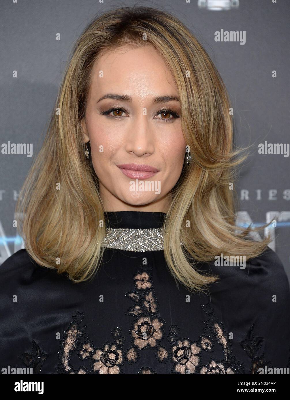 Actress Maggie Q attends the premiere of "Allegiant" at AMC Lincoln ...