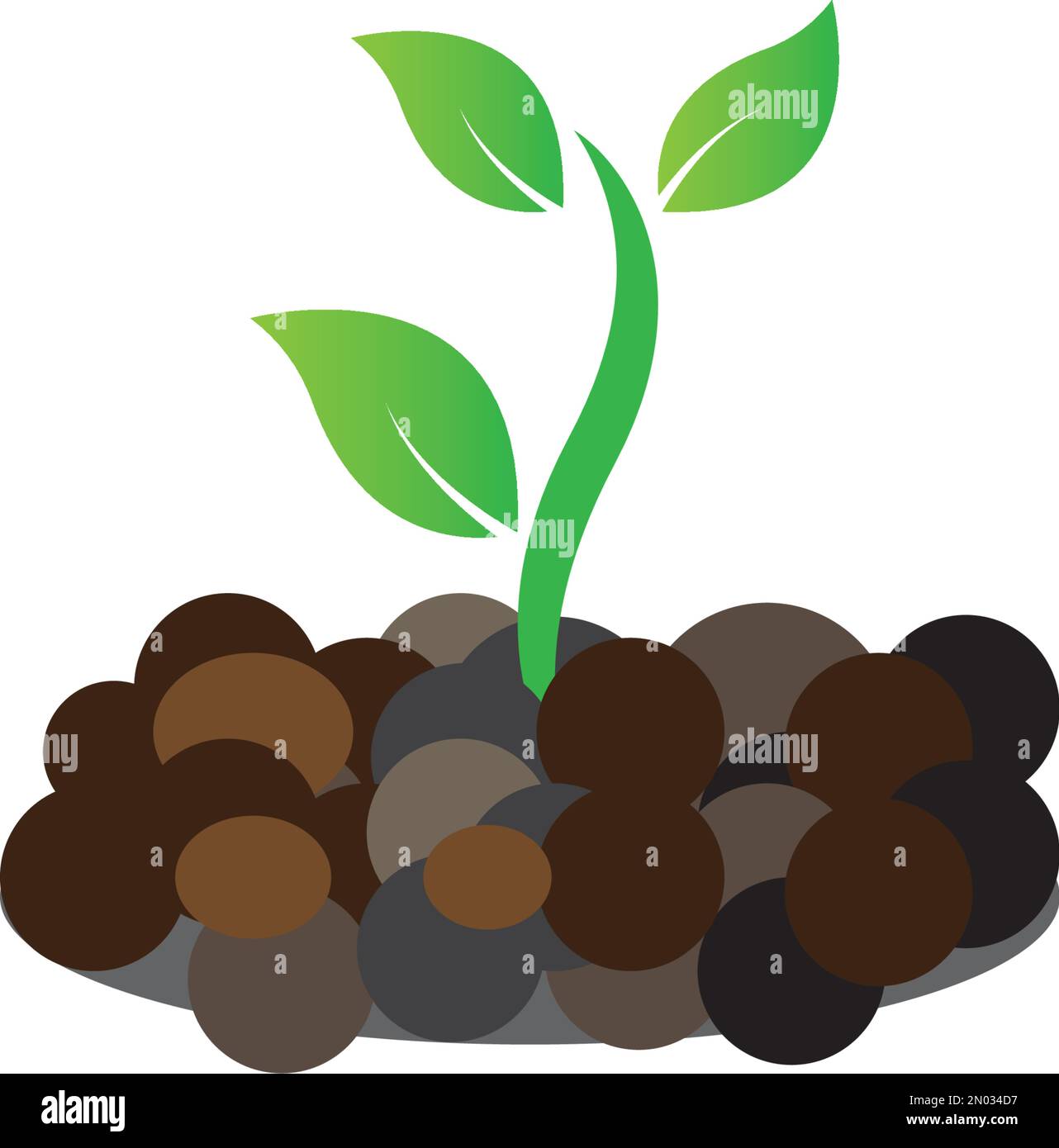 plant logo vector design illustration background template Stock Vector ...