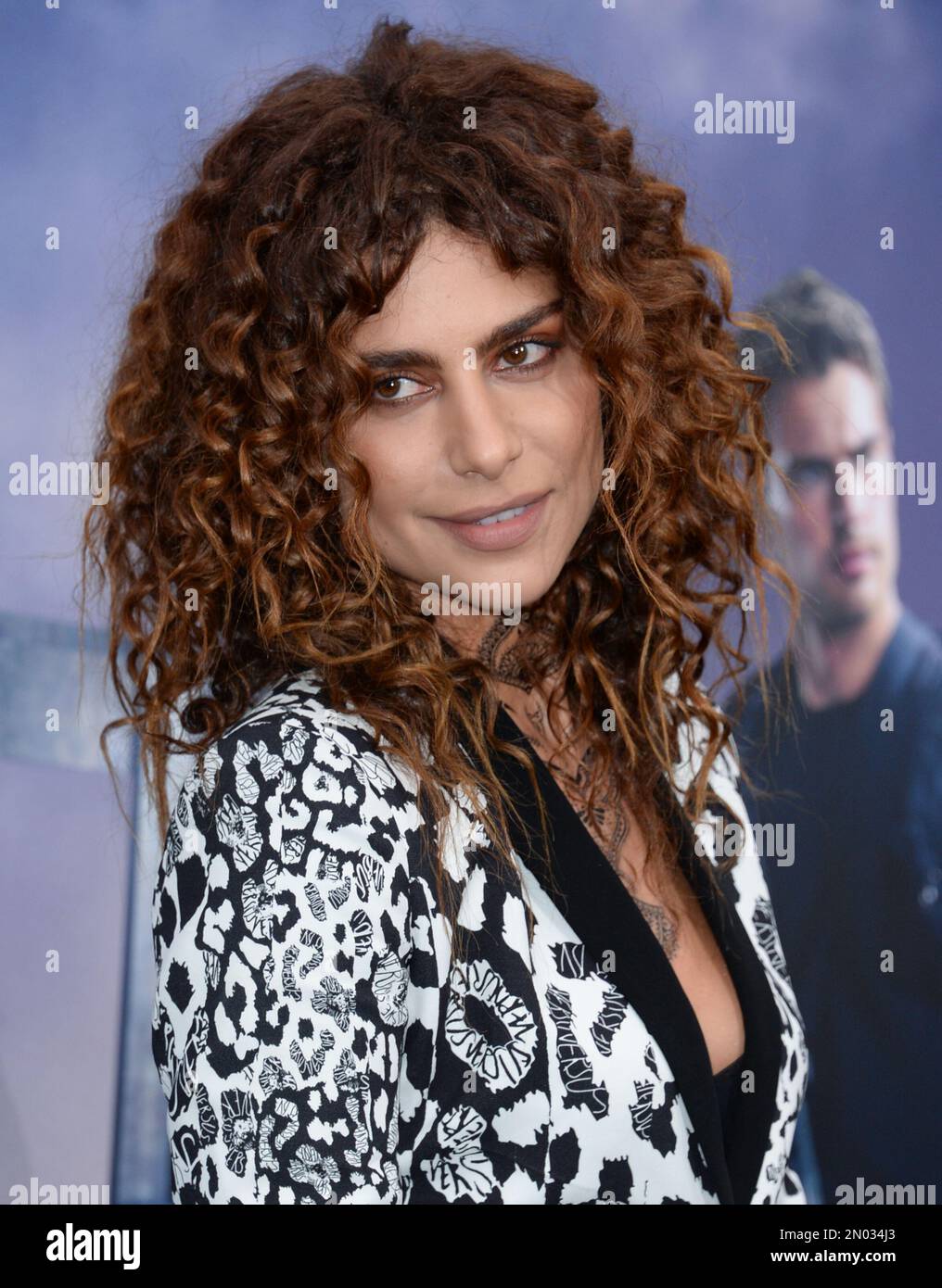 Actress Nadia Hilker attends the premiere of "Allegiant" at AMC Lincoln ...