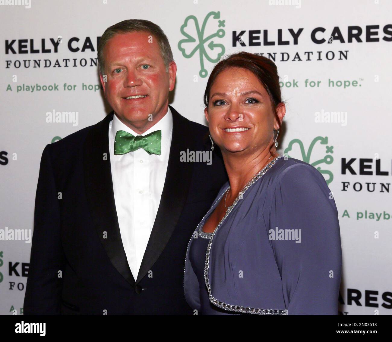 IMAGE DISTRIBUTED FOR KELLY CARES FOUNDATION - Notre Dame Head Football ...