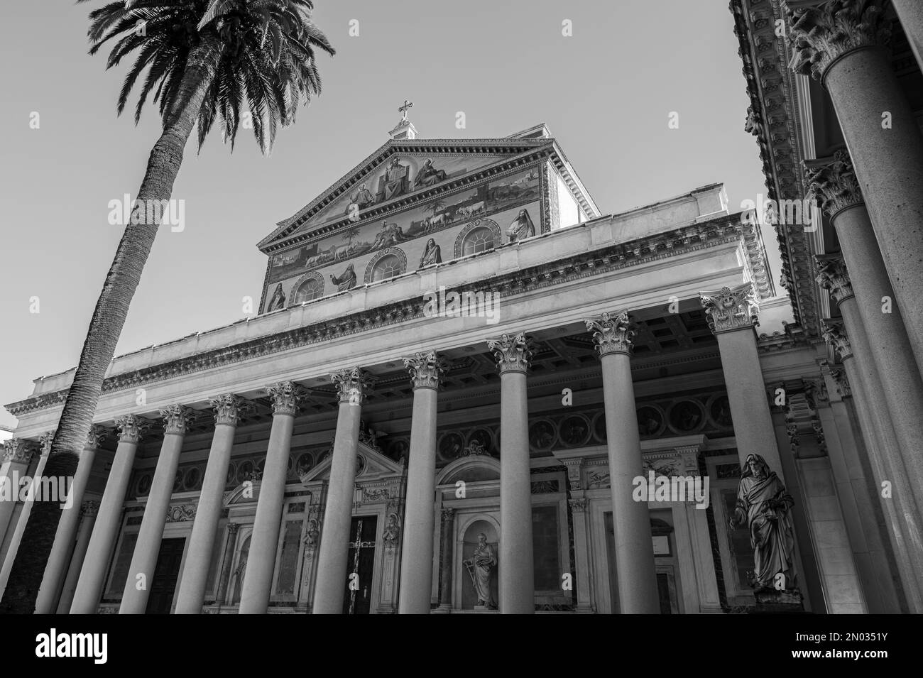 The Papal Basilica of Saint Paul Outside the Walls is one of the four ...