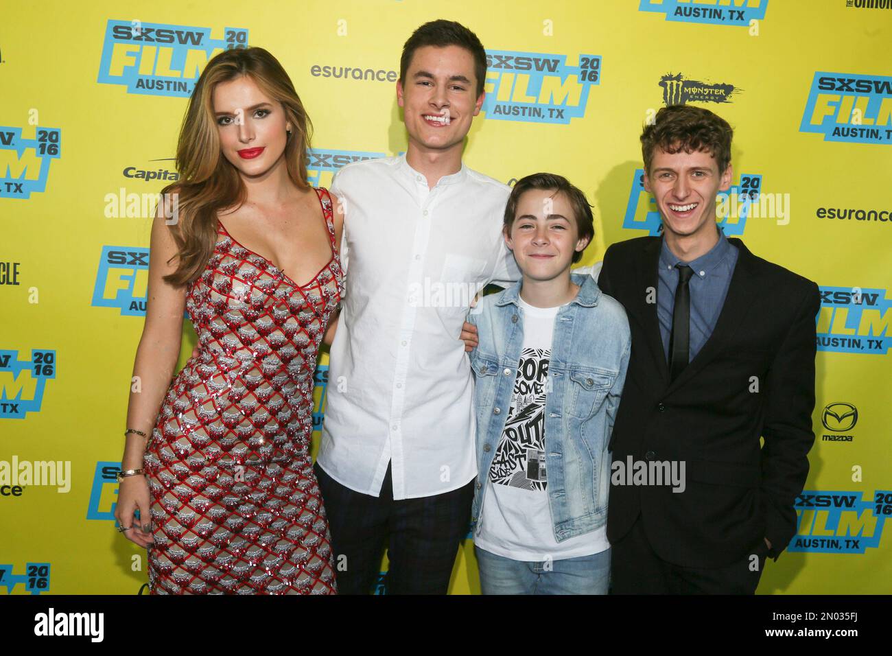 Bella Thorne, Kian Lawley, Anton Starkman and Philip Labes, from left ...