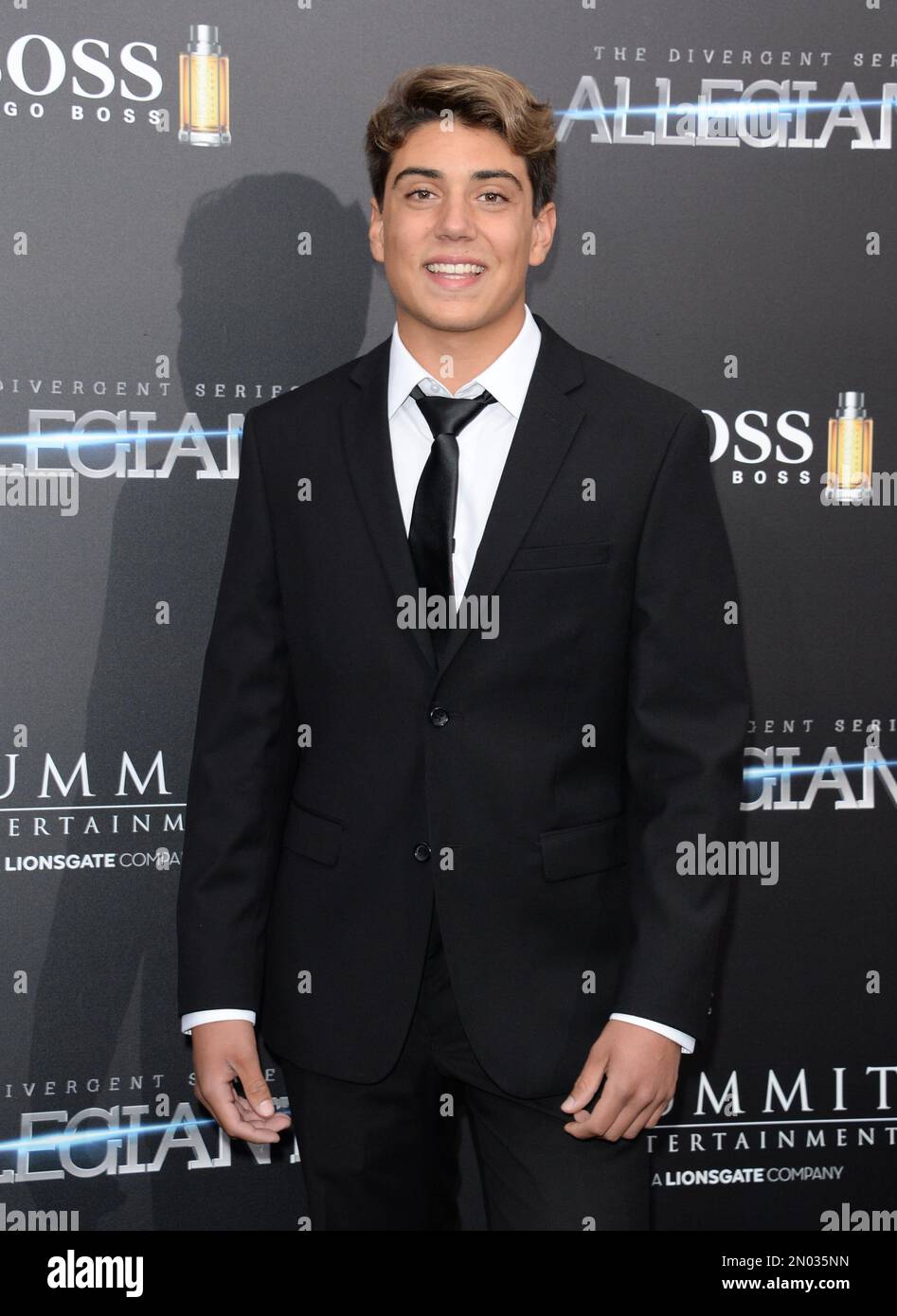 Daniel Lara of "Damn Daniel" fame attends the premiere of "Allegiant ...