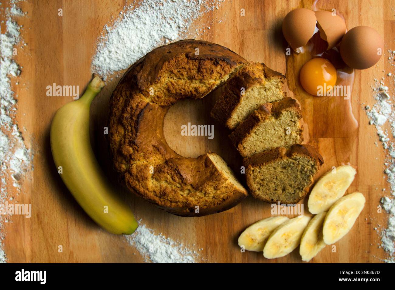 Banana bread is a type of bread made with the pulp of the banana fruit ...
